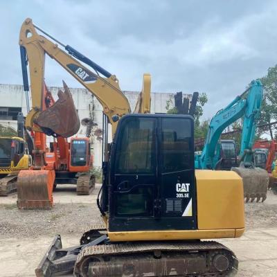 China Used  Excavator CAT305.5E  5ton Small Type Mini Crawler Digger 0.22m3 bucket for sale
