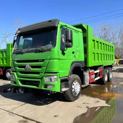China Sinotruk RHD Used Dump Truck Howo 371 375 6x4 10 Wheeler manual diesel for sale