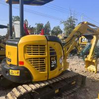 China Used Komatsu Excavator PC35  Secoondhand 3.5ton Small Type Mini Crawler Digger 21.6kw for sale