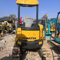 China Used Komatsu Excavator PC35  Secoondhand 3.5ton Small Type Mini Crawler Digger 21.6kw for sale