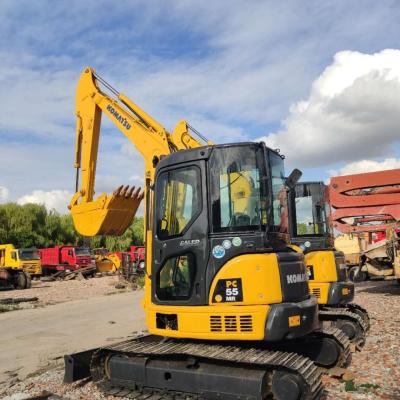 China Used Komatsu Excavator PC55  Secondhand 5.5ton Small Type Mini Crawler Digger 28.5kw for sale