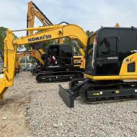 China Used Komatsu Excavator PC70  Secondhand 7ton Small Type Mini Crawler Digger 48.5kw for sale