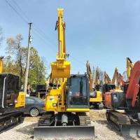 China Secondhand Komatsu Digger PC70  Used 7ton Small Type Mini Crawler Excavator 48.5kw for sale