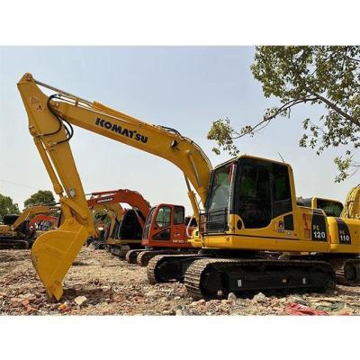 China Used Komatsu Digger  PC120  Secondhand 12ton Small Type Crawler Excavator 64kw for sale