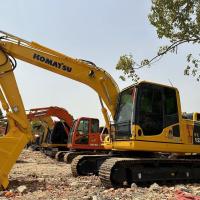 China Used Komatsu Digger  PC120  Secondhand 12ton Small Type Crawler Excavator 64kw for sale