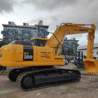 China Used Komatsu Excavator PC200-7 Secondhand 20ton Medium Type Crawler Digger 107kw for sale