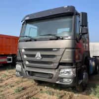 China High Speed Diesel Used Tractor Truck 6x4 Sinotruk Howo 371hp 375hp manual diesel for sale