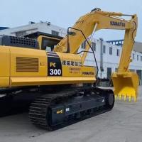 China Used Komatsu Digger  PC300  Secondhand 30ton Big Type Crawler Excavator  187kw for sale