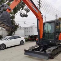 China Used Doosan Digger  DX55  Secondhand 5.5ton Small Type Mini Crawler Excavator 36.2kw for sale