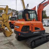 China Used Doosan Digger  DX55  Secondhand 5.5ton Small Type Mini Crawler Excavator 36.2kw for sale