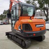 China Used Doosan Digger  DX55  Secondhand 5.5ton Small Type Mini Crawler Excavator 36.2kw for sale