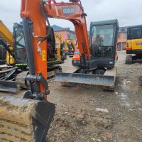 China Used Doosan Digger  DX60  Secondhand 6ton Small Type Mini Crawler Excavator 39.7kw for sale