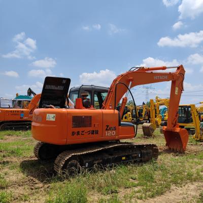 China Secondhand Excavator Original Hitachi  ZX120 used Hydraulic 12ton Crawler Digger 66kw for sale