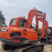 China Used Doosan Digger  DX80  Secondhand 8ton Small Type Mini Crawler Excavator for sale