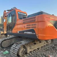China Used Doosan Digger  DX220  Secondhand 22ton Medium Type Crawler Excavator for sale