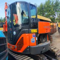 China Second Hand Hitachi ZX55U Used Excavator Hydraulic 12000 Pound 28.1kw for sale