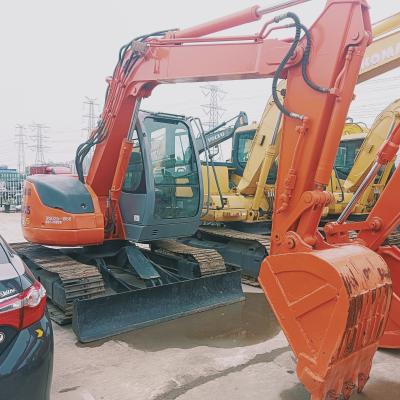 China Used Excavator Original Hitachi  ZX75 Secondhand Hydraulic 7ton Crawler Digger  44.4kw for sale