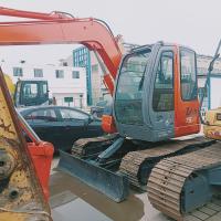 China Used Excavator Original Hitachi  ZX75 Secondhand Hydraulic 7ton Crawler Digger  44.4kw for sale