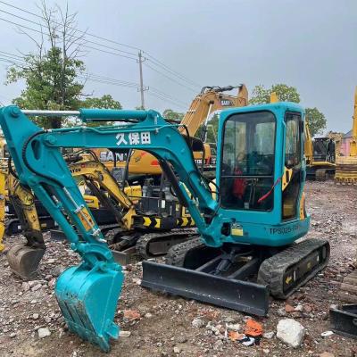 China Used Kubota Digger  KX135  Secondhand 3.5ton Small Type Mini Crawler Excavator  21kw for sale