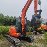 China Used Kubota Digger  KX155  Secondhand 5.5ton Small Type Mini Crawler Excavator  29.4kw for sale
