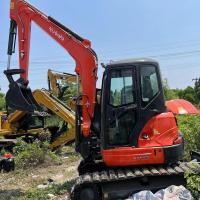 China Used Kubota Digger  KX155  Secondhand 5.5ton Small Type Mini Crawler Excavator  29.4kw for sale