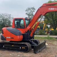 China Used Kubota Digger  KX185  Secondhand 8.5ton Small Type Mini Crawler Excavator for sale