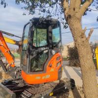 China Used Kubota Digger  U30  Secondhand 3ton Small Type Mini Crawler Excavator with 0.08m3 bucket for sale