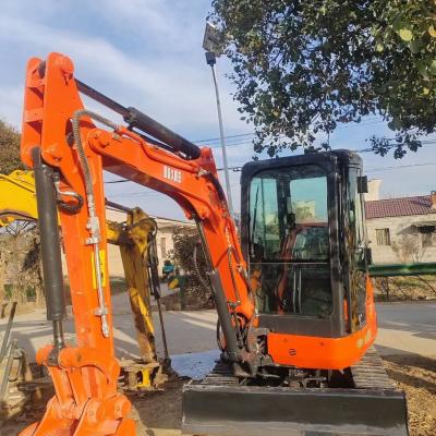 China Used Kubota Digger  U30  Secondhand 3ton Small Type Mini Crawler Excavator with 0.08m3 bucket for sale