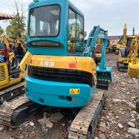 China Used Kubota Digger  U35  Secondhand 3.5ton Small Type Mini Crawler Excavator  18.5kw for sale