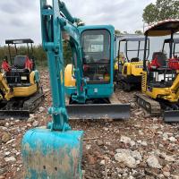 China Used Kubota Digger  U35  Secondhand 3.5ton Small Type Mini Crawler Excavator  18.5kw for sale