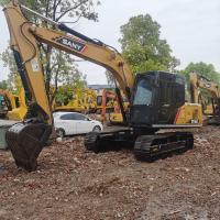 China Used SANY Digger  SY155C  Secondhand 15.5on Small Type  Crawler Excavator with 0.55m3 bucket for sale
