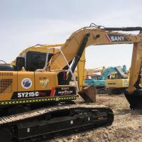 China Used SANY Digger  SY215C  Secondhand 21.5on Medium Type  Crawler Excavator for sale