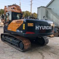 China Used Hyundai Digger  R220-9S  Secondhand 22ton Medium Type  Crawler Excavator for sale