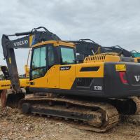 China EC220D Vol Certified Pre Owned Used Excavator Hydraulic 22 ton Crawler Digger for sale