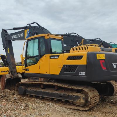 China EC220D Vol Certified Pre Owned Used Excavator Hydraulic 22 ton Crawler Digger for sale