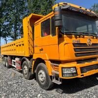 China Used Shacman 380hp Truck Trader Dump Trucks 8x4 12 Wheeler manual diesel for sale