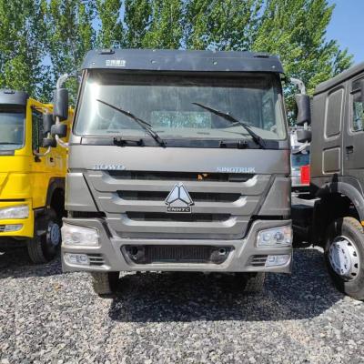 China 371hp 375hp Used Tractor Trailer Sinotruk Howo 6x4 Heavy Duty manual diesel for sale