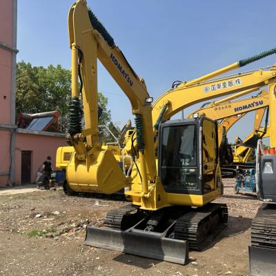 China Used Komatsu Excavator PC56-7  Secondhand 5.3ton Small Type Mini Crawler Digger for sale