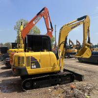 China Used Komatsu Excavator PC56-7  Secondhand 5.3ton Small Type Mini Crawler Digger for sale