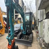 China Used Kobelco Digger  SK35  Secondhand 3.5ton Small Type Mini Crawler Excavator for sale