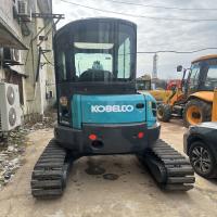 China Used Kobelco Digger  SK35  Secondhand 3.5ton Small Type Mini Crawler Excavator for sale