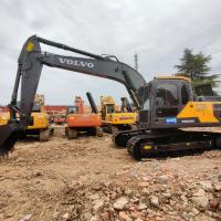 China Original VOL EC210 Second Hand Excavator Machine 20 Ton 123kw  with 1.2m3 bucket for sale