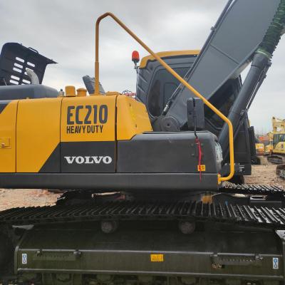 China Original VOL EC210 Second Hand Excavator Machine 20 Ton 123kw  with 1.2m3 bucket for sale