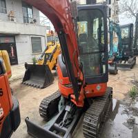 China Secondhand Kubota Digger  U35  Used 3.5ton Small Type Mini Crawler Excavator for sale