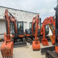 China 5 Ton Used Crawler Excavator Repossessed Mini Hitachi ZX50U 29.8kw with 0.17m3 bucket for sale