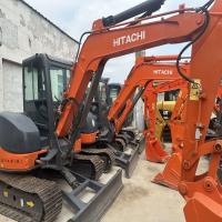 China 5 Ton Used Crawler Excavator Repossessed Mini Hitachi ZX50U 29.8kw with 0.17m3 bucket for sale