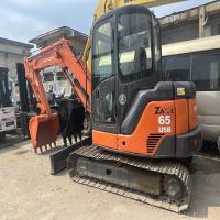 China Hydraulic Repossessed Mini Excavators Second Hand Hitachi ZX65 6.5ton 40.5kw  0.27m3 bucket for sale