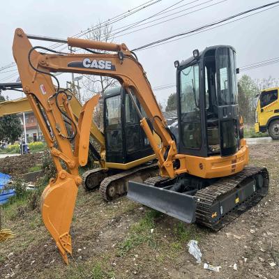 China Mini CASE CX55B Used Excavator Hydraulic 5 Ton 12000 Pound 30.2kw 53L fuel tank for sale