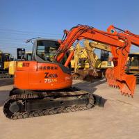 China Hitachi ZX75US Used Excavator Hydraulic 7 Ton Mid Sized 40.3kw with 0.33m3 bucket for sale
