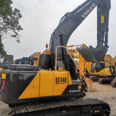 China Secondhand Excavator Machinery Trader Used VOL EC140 14 Ton Crawler Digger 77.4kw for sale